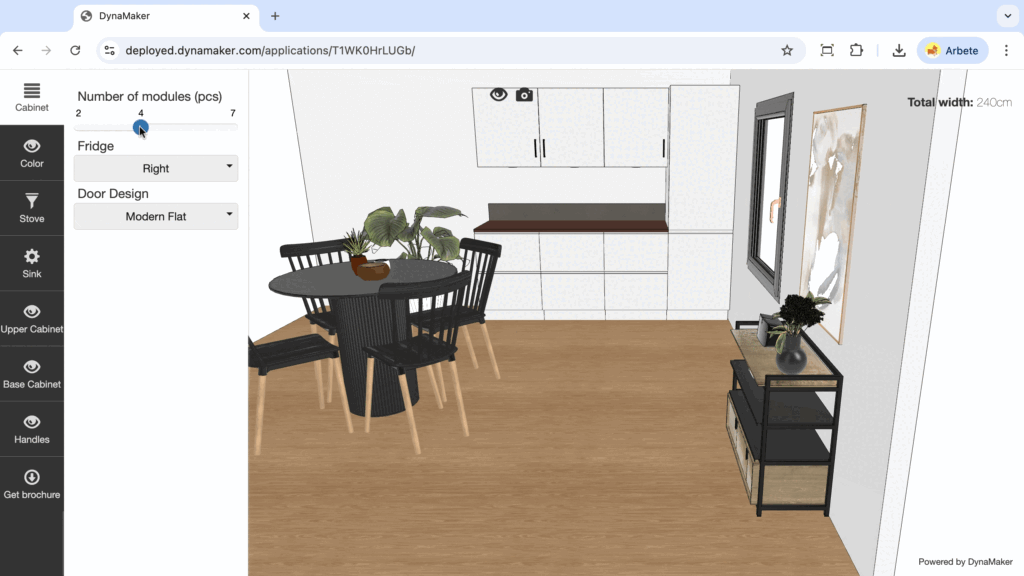 Template - Kitchen Design Configurator – DynaMaker